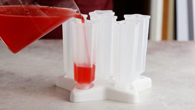 Homemade Bomb Pops (without sugar)