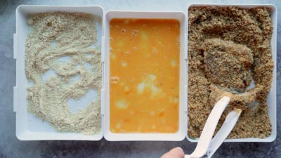 Tomato Burrata Chicken (with panko crust)