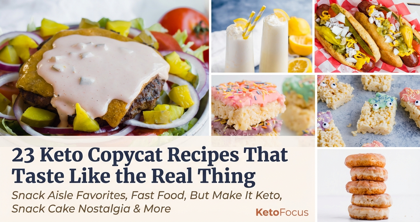 22 Best Keto Copycat Recipes (Fast Food & Snacks)