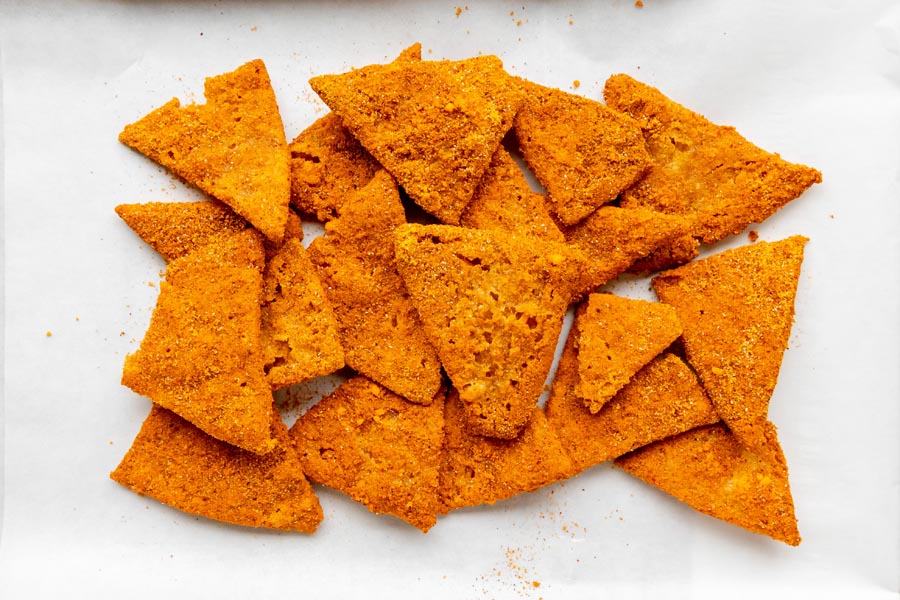 Cottage Cheese Chips (tastes like a Cheez-it!)