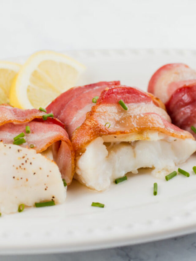 Keto Bacon Wrapped Cod Story - Ketofocus