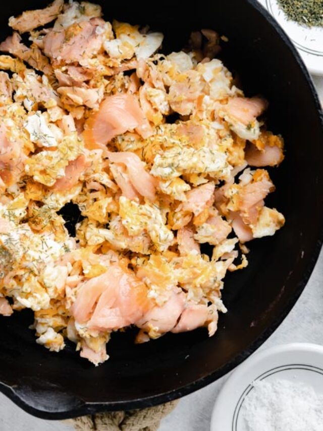 Delicious Smoked Salmon Breakfast Scramble Recipe - Ketofocus