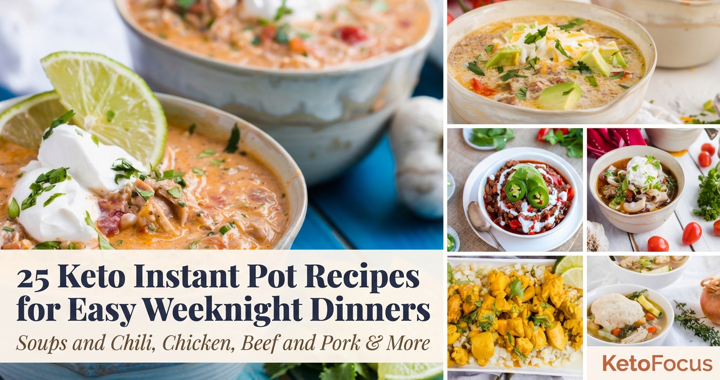25 Best Keto Instant Pot Recipes (Soups, Chicken, Beef)