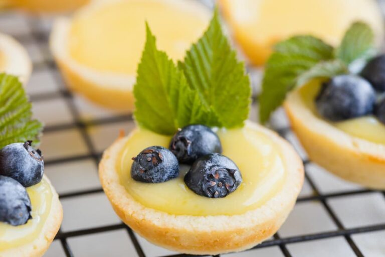 Keto Lemon Tarts with Real Lemon Curd
