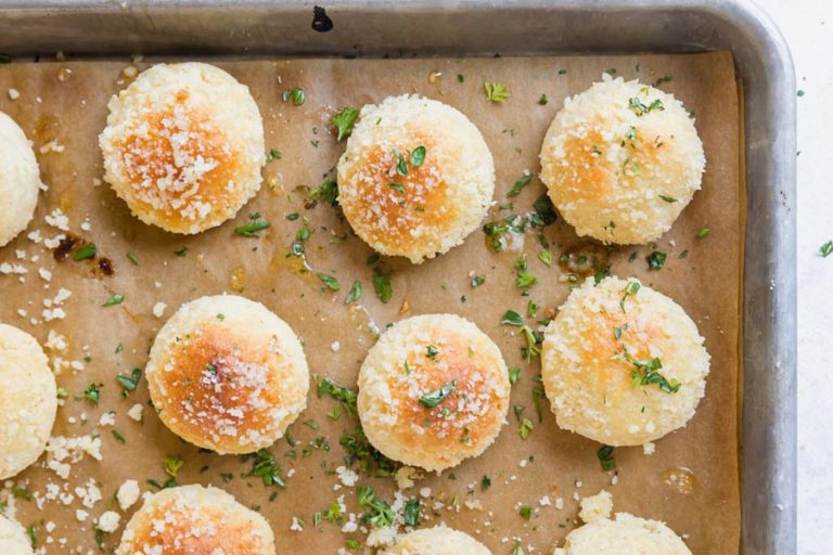 Buttery, Cheesy Keto Parmesan Bread Puffs - Ketofocus
