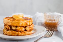 Keto Protein Waffle & Salted Caramel Collagen Syrup - Ketofocus