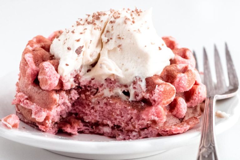 Keto Red Velvet Chaffles Dessert Waffles With A Twist