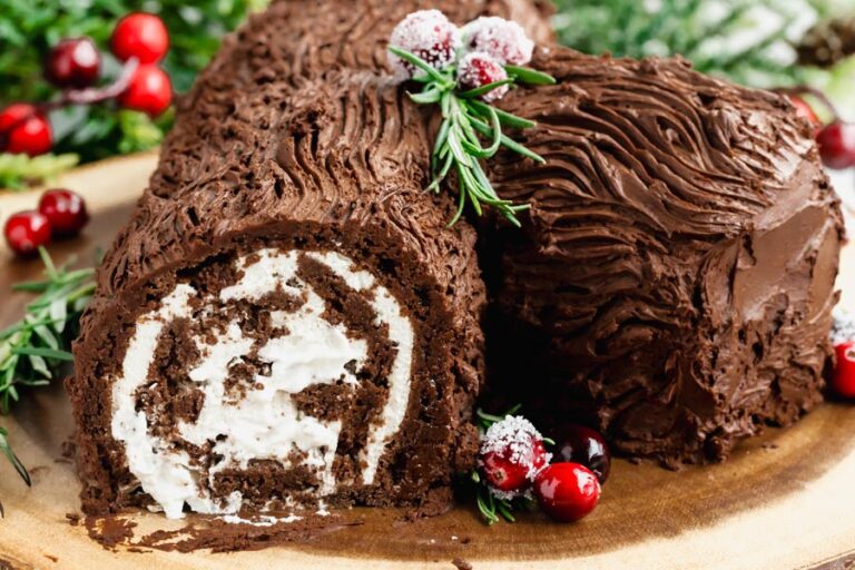 Easy Keto Yule Log