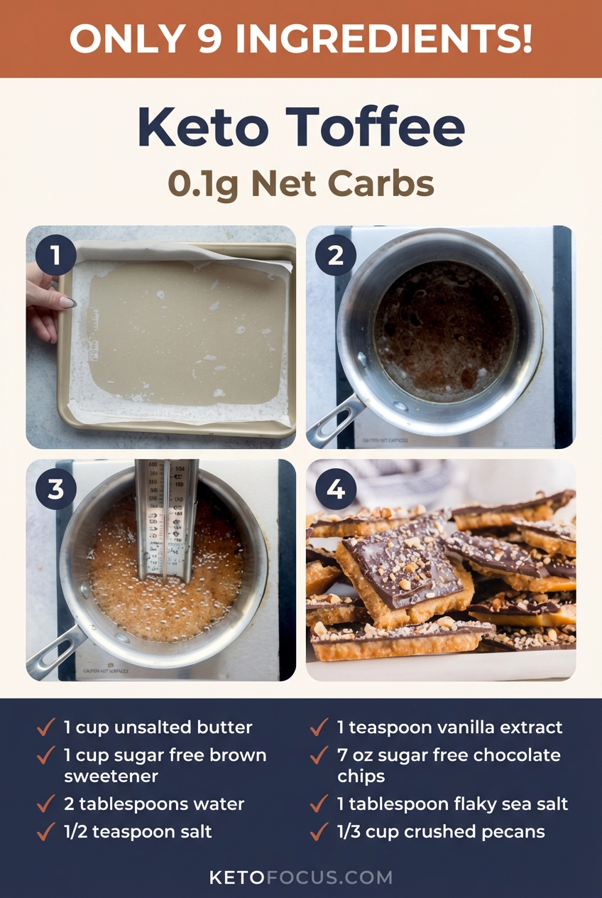 Best Keto Toffee Ever (Zero carbs!)