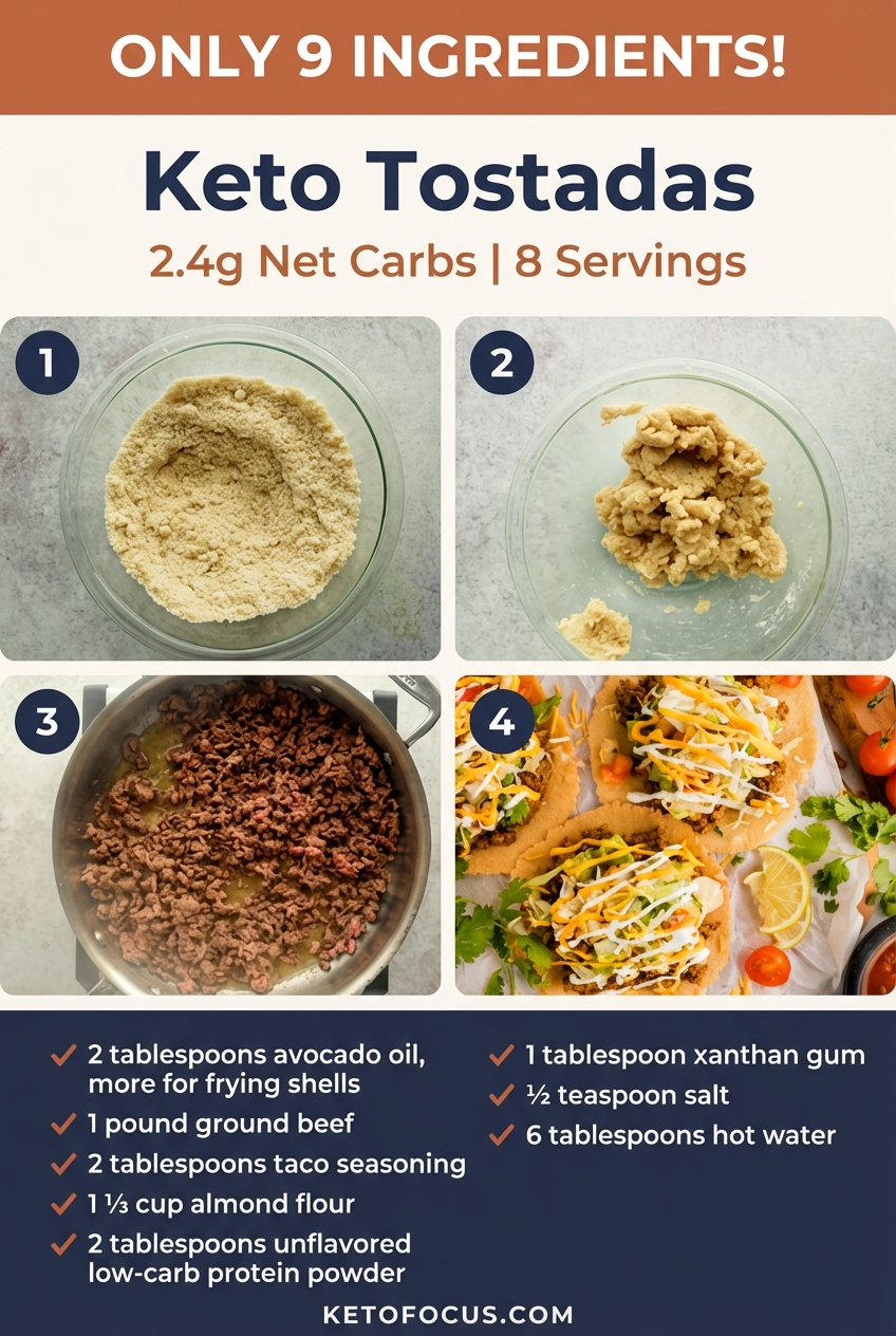 Crispy Keto Tostadas (not made from cheese)