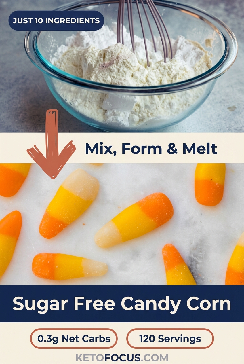 Sugar Free Candy Corn (looks like store bought, but tastes better!)