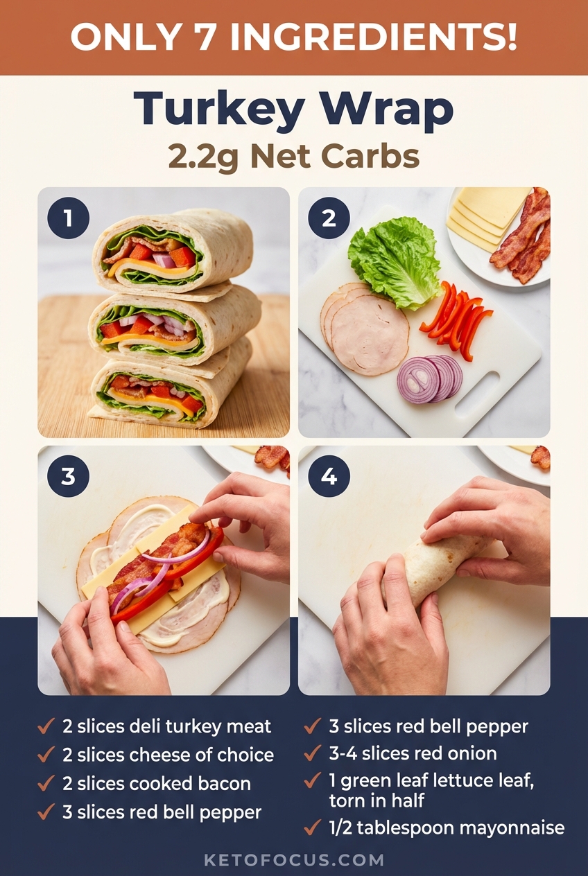 Inside Out Turkey Wrap