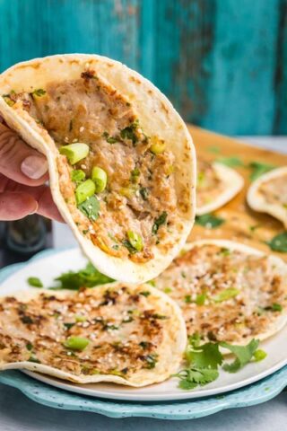 Low Carb Smashed Dumpling Tacos
