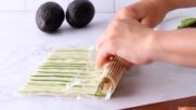 Naruto Roll – Cucumber Sushi with Salmon & Cream Cheese