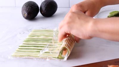 Naruto Roll – Cucumber Sushi with Salmon & Cream Cheese
