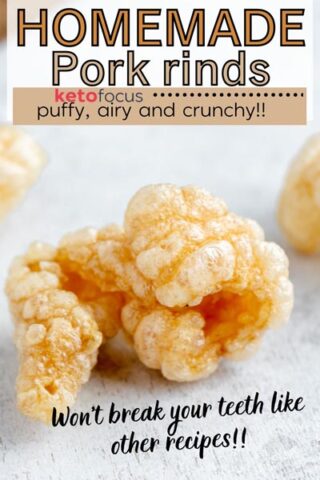 Homemade Pork Rinds (BEST method for puffy, crunchy chicharrones)