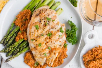 Easy Romesco Chicken - Ketofocus