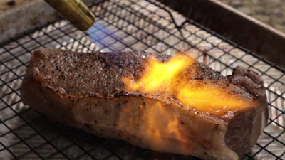 Sous Vide Steak with Grill, Cast Iron, or Torch Finish